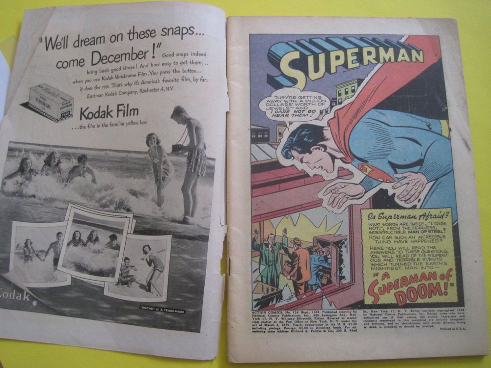 Superman U.S Comic 1948 Sept. No 146 extrem seltene Rarität (Gebraucht) in Gossau SG für CHF 999 ...