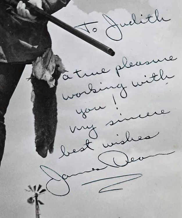 Einzigartiges James Dean Autogramm mit org. Lobbycard 1956 (Neu (gemäss ...