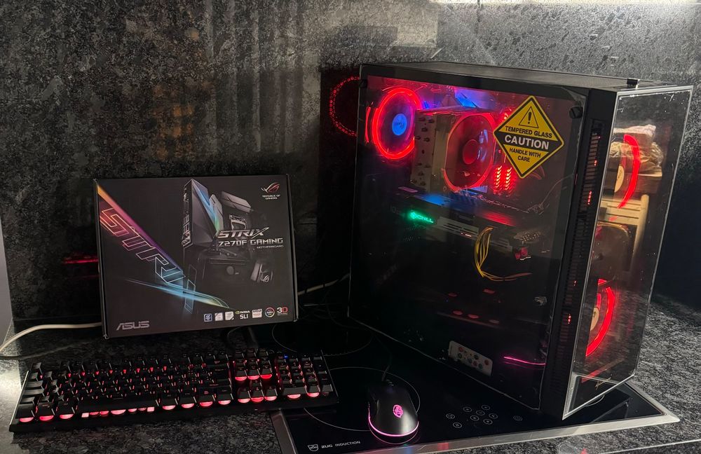 Gaming Pc Tastatur Maus Monitor Komplett High End Gaming Pc (Gebraucht ...