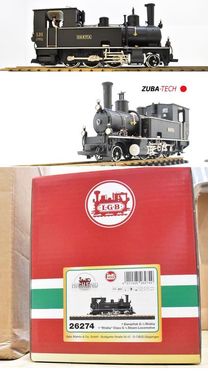 LGB HIGHEND 26274 Dampflok G 3/4 LD1 RhB Spur G Digi mit OVP (Neu ...