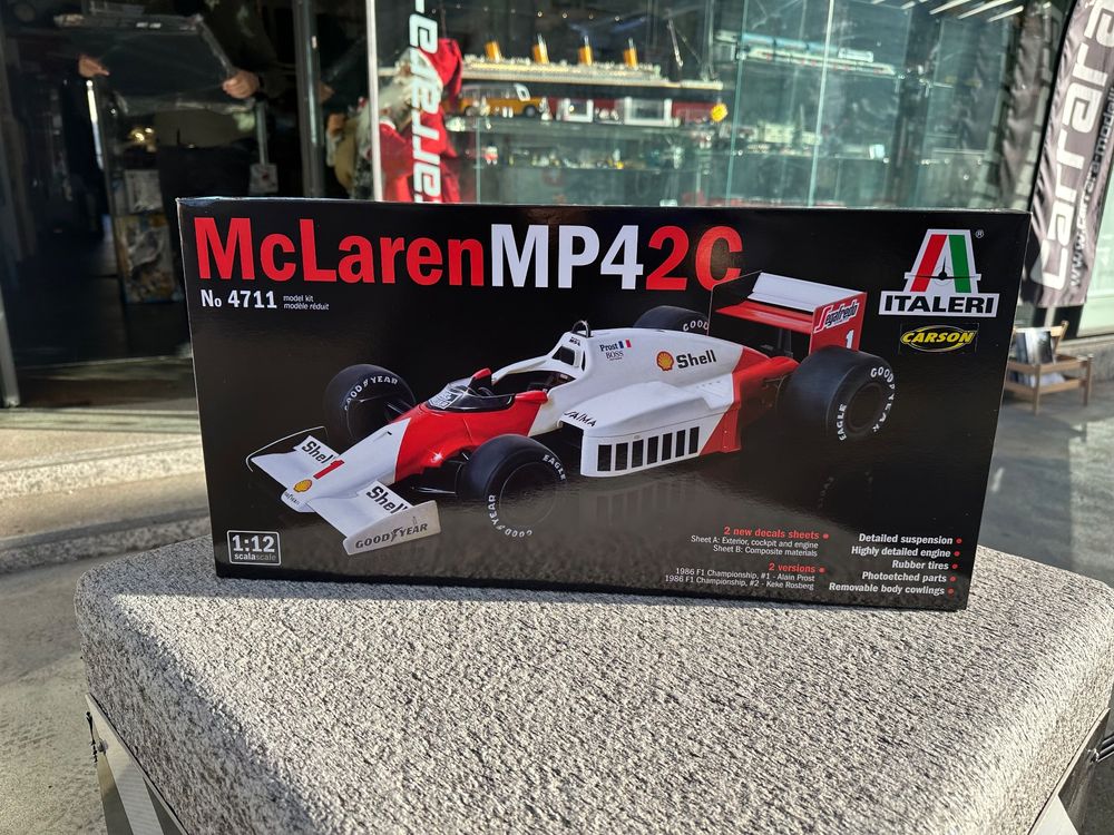 BIG Italeri 1:12 Mc Laren MP4 2C Prost or Resberg Bausatz (Neu und ...