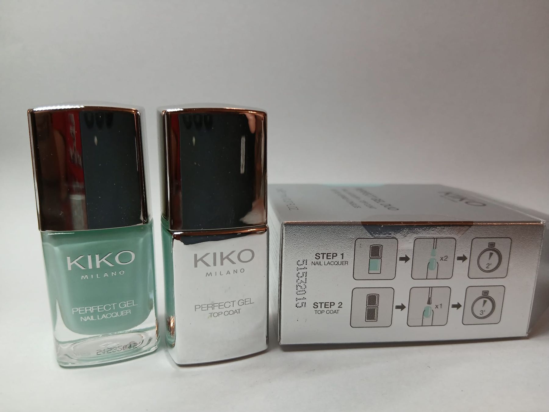 Kiko Milano Perfect Gel Duo, Farbe 677 Milk Mint, Neu💥💥💥 (Neu und originalverpackt) in ...