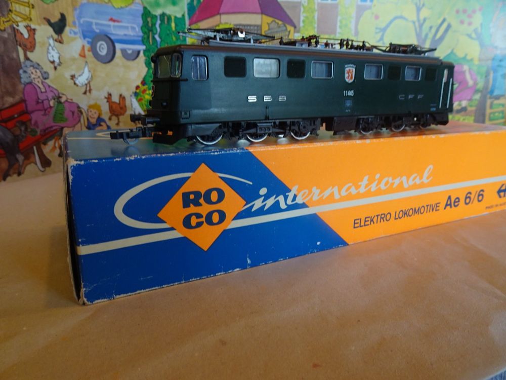 Roco 4195 SBB Ae 6/6 E Lok "Frauenfeld" H0 GL/int 3 (Gebraucht) in Winterthur für CHF 46 – mit ...