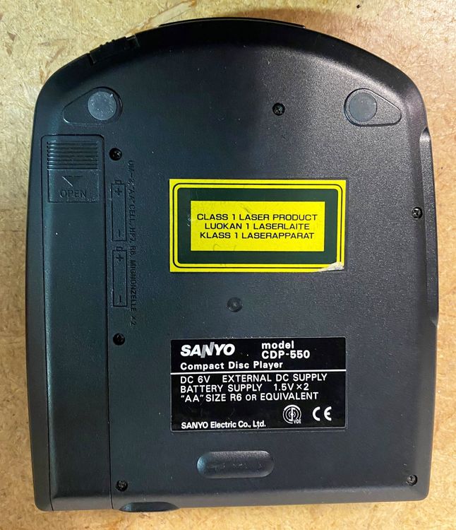 SANYO - Hyper Digital Anti Shock - CD-Player - CDP-550 (Gebraucht) in ...