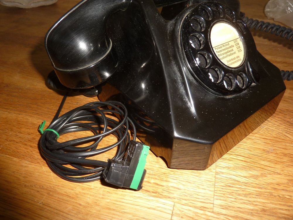 Telefon Bakelit Gfeller Autophone Tf3-39-205 Anschluss Neu (Gebraucht ...