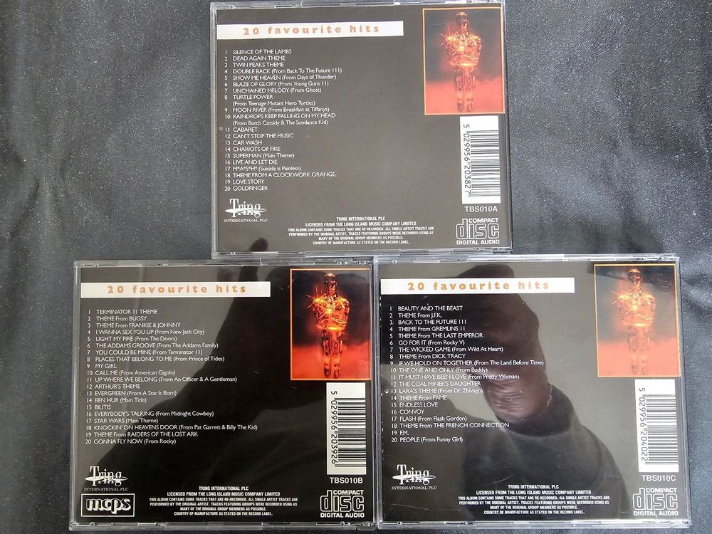 CD -Various – 20 Favourite Hits Movies Disc One, Two & Three (Gebraucht) in Biberist für CHF 8 ...