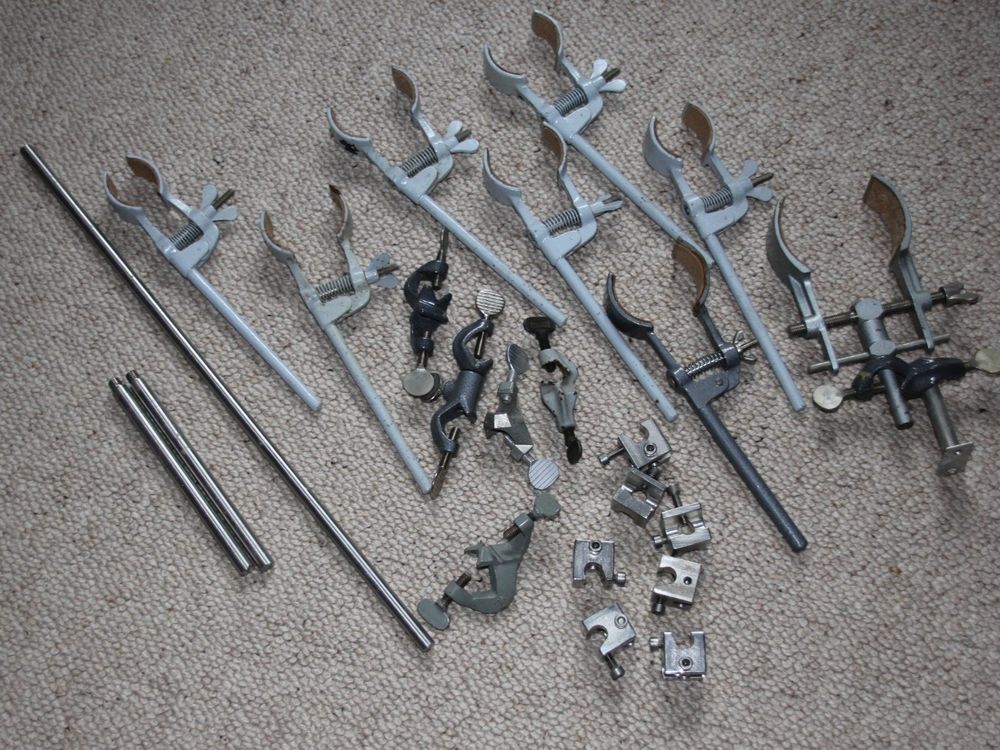 Laborklammern, Stangen und Muffen (Labor) (Gebraucht) in kleindöttingen ...