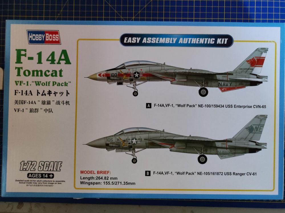 1/72 Hobby Boss F-14A Tomcat + Hasegawa F-14A (Neu und originalverpackt) in Mauren FL für CHF 18 ...