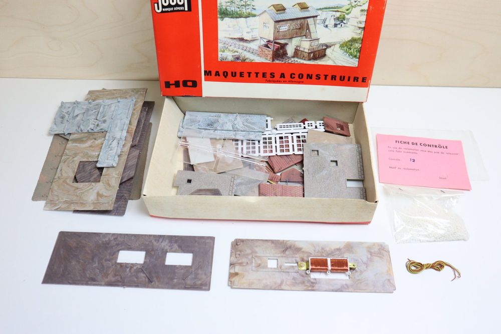 JOUEF Schotterwerk Motor Bausatz Nr. 789 - Rarität Jahr 1965 (Gebraucht ...