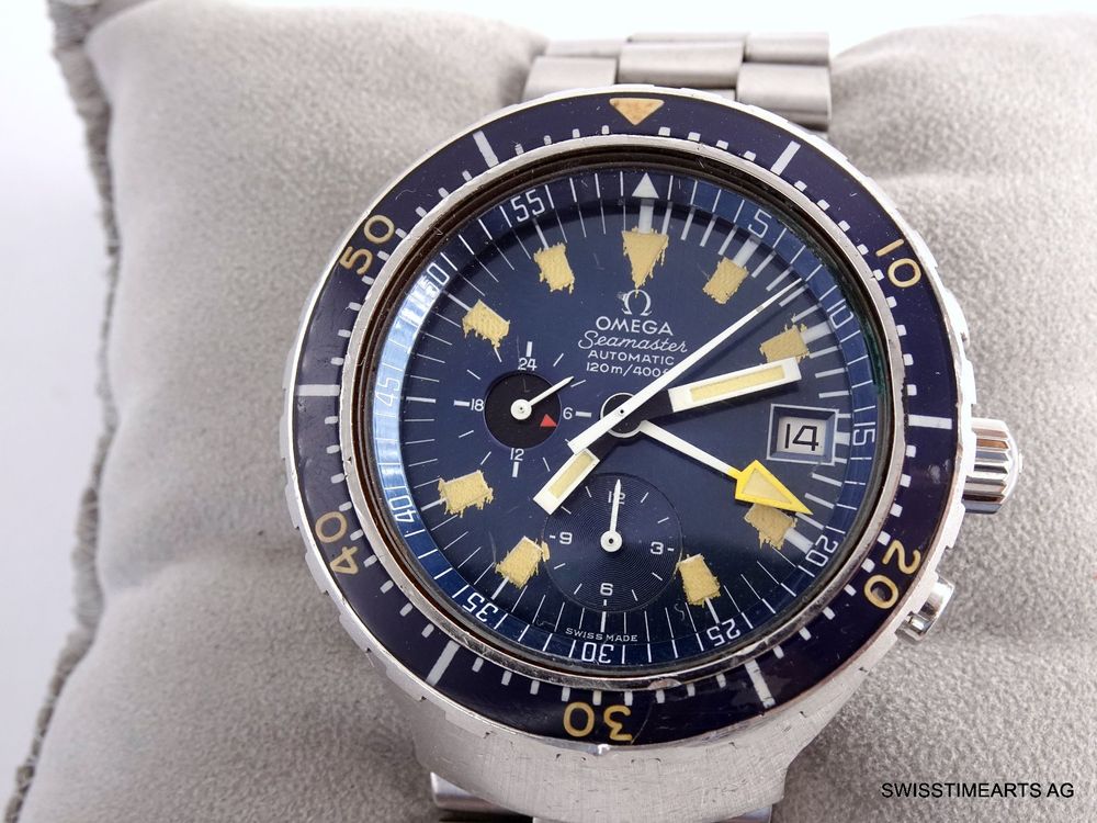 OMEGA 1970ER BIG BLUE DIVER CHRONOGRAPH AUTO REF.176.004 (Gebraucht) in ...