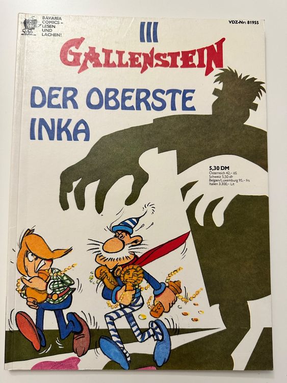 GALLENSTEIN III, Der oberste Inka, 1.Auflage von 1983 (Gebraucht) in ...