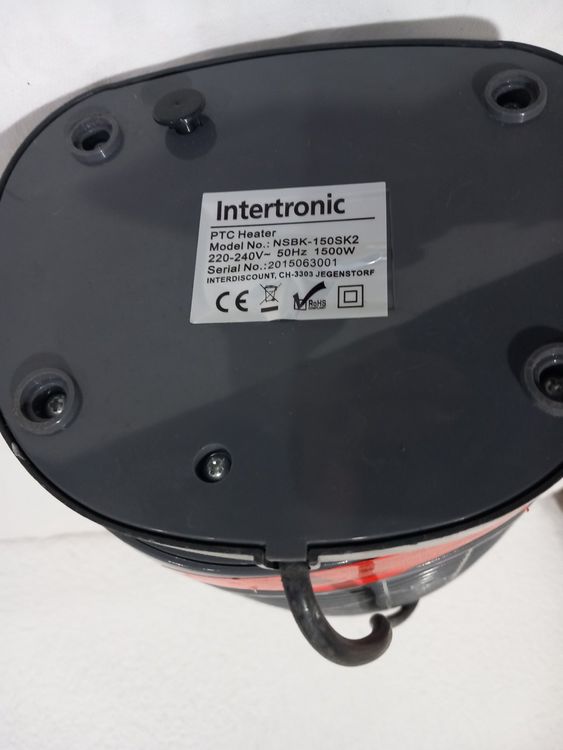 Intertronic Heizlüfter 1500Watt Intertronic (Gebraucht) in Rheinau für ...