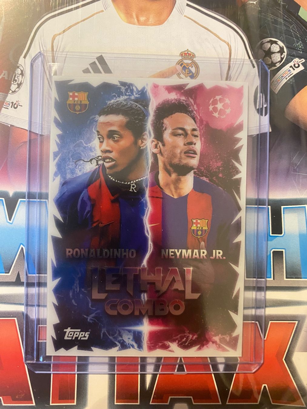 Topps Match Attax 25/26 Lethal Combo Ronaldinho/Neymar (Neu (gemäss ...