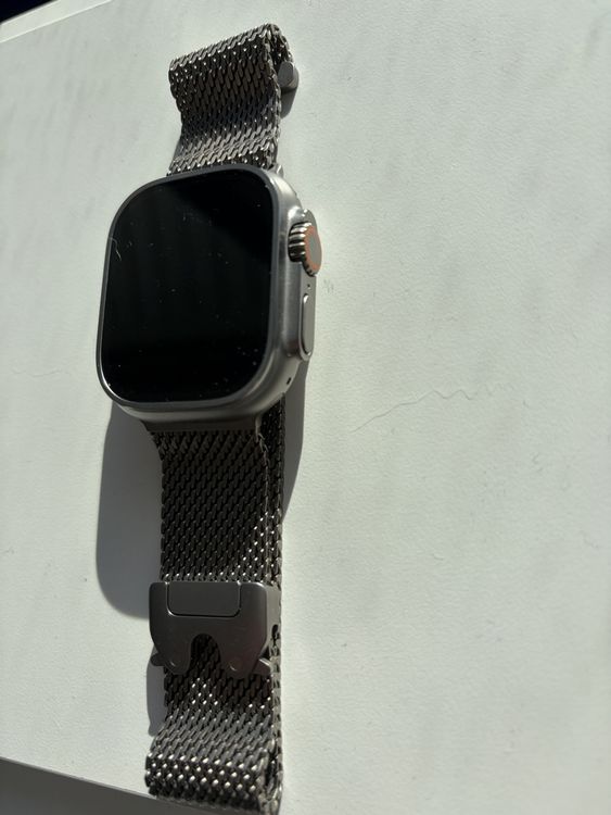 Watch Ultra 2 Natural Titanium Milanese Loop Natural L (Gebraucht) in ...