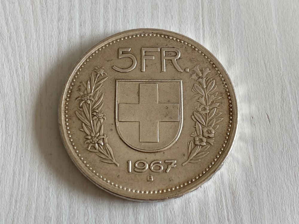 5 Franken 1967 Silber | Kaufen auf Ricardo