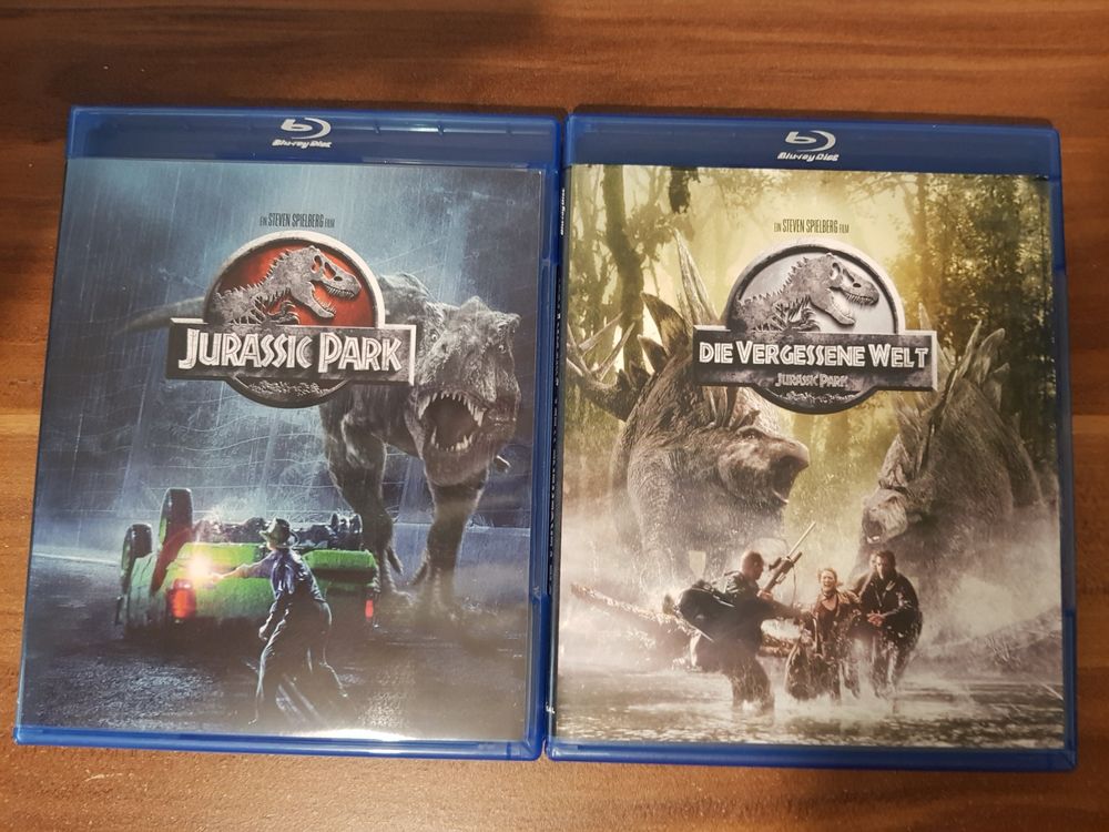 Jurassic Park/ Jurassic Park 2 - Die vergessene Welt Blu-ray (Neu (gemäss Beschreibung)) in ...