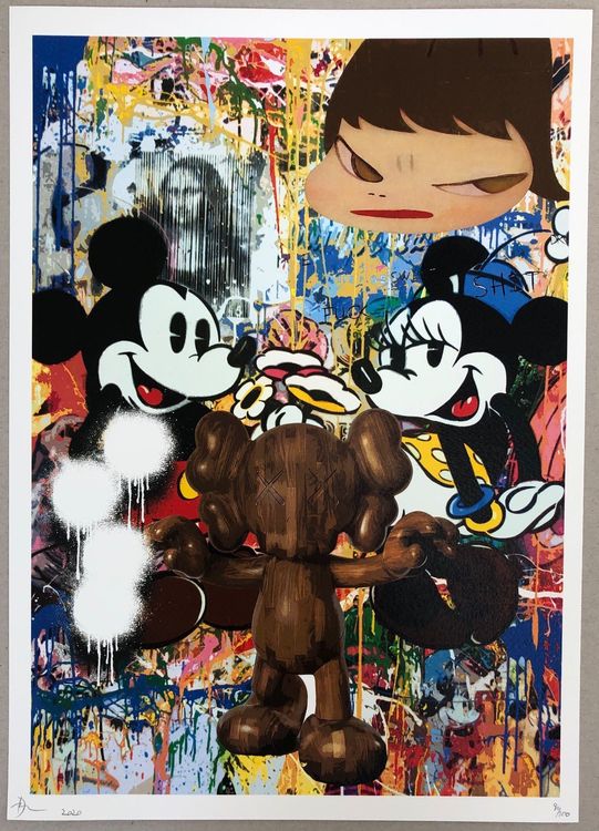 Death NYC: KAWS & Mickey, Minnie 91/100 (Neu (gemäss Beschreibung)) in ...