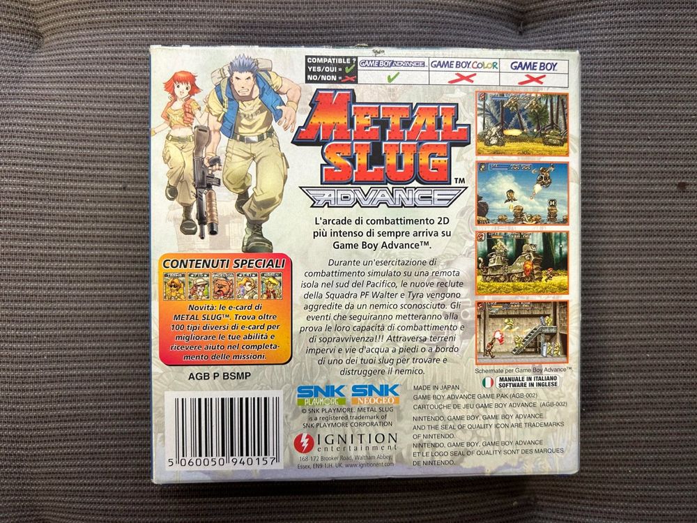 Metal Slug Advance Game Boy Advance ^__^ (Gebraucht) in Giubiasco für ...