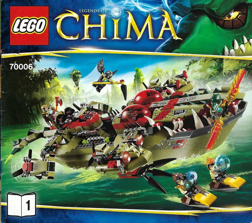 LEGO® 70006 Legends of Chima - Cragger's Command Ship (Neu (gemäss ...