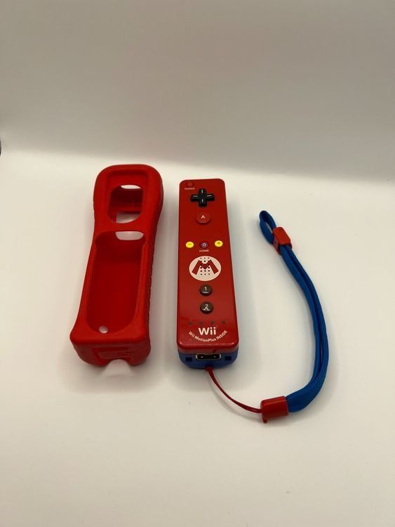Wii MotionPlus INSIDE Controller Mario Edition + Hülle (Gebraucht) in ...