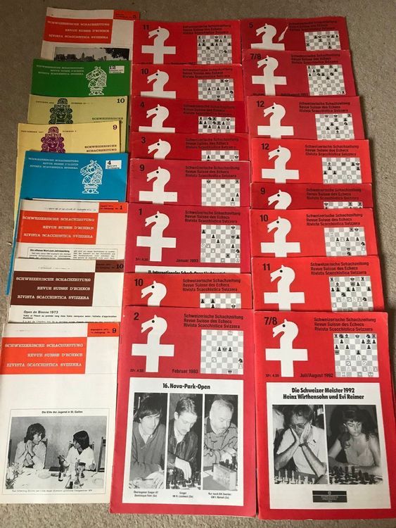 Schach Magazine, Schachzeitung (20) | Kaufen auf Ricardo