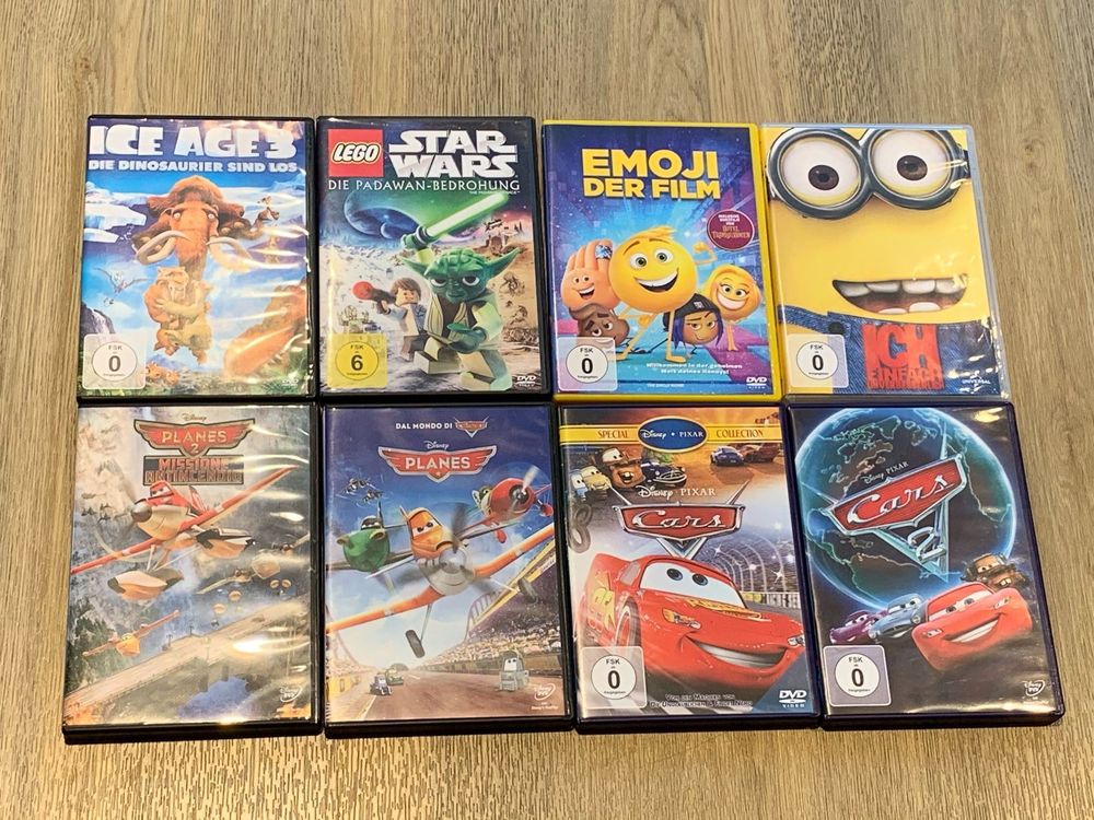 8 DVDs - Planes, Cars & Co. ab CHF 1.-- (Gebraucht) in Rickenbach SO ...