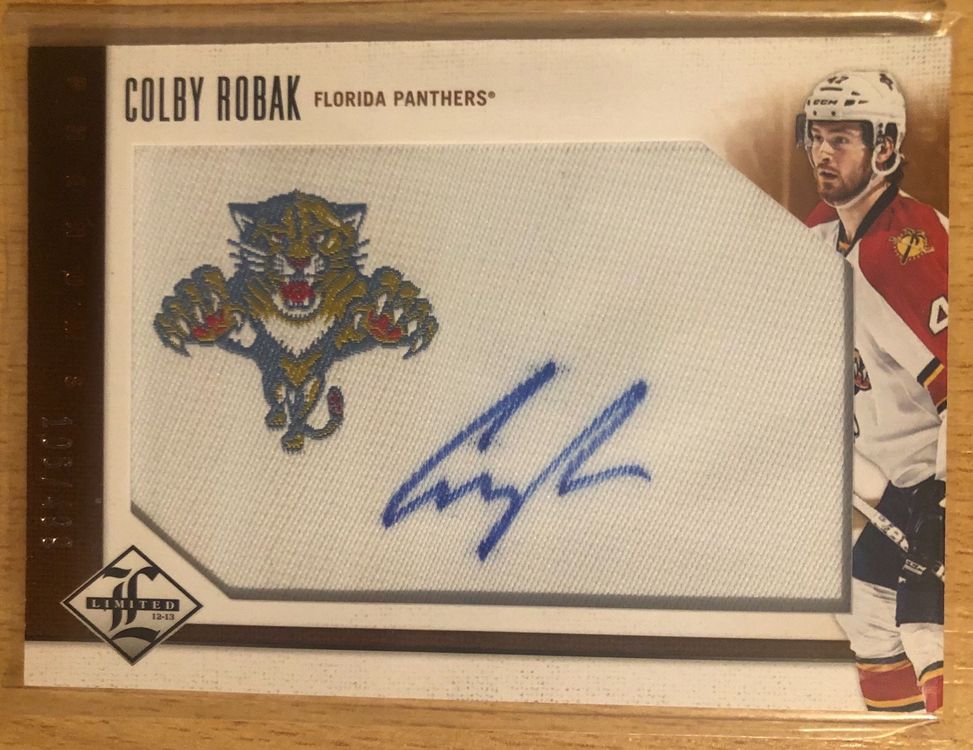 NHL Rookie Autograph Colby Robak Florida | Kaufen auf Ricardo