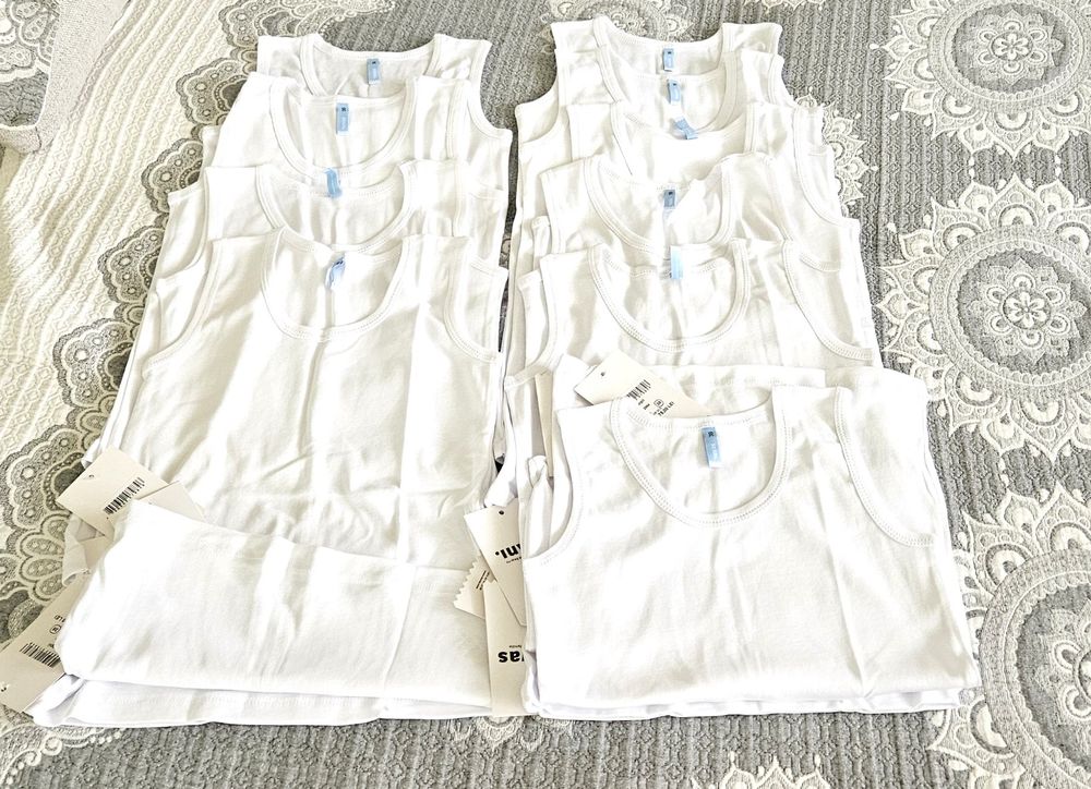 Lot de 10 maillots de corps fille NEUF (Neu (gemäss Beschreibung)) in ...