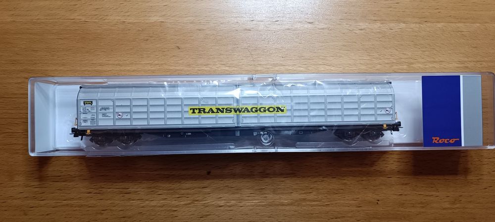 Roco 76738 Transwaggon Schiebewandwagen (Neu und originalverpackt) in ...