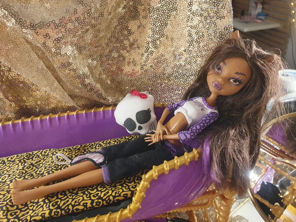 Monster high dead tired Clawdeen, Playset complete + doll ! (Gebraucht ...
