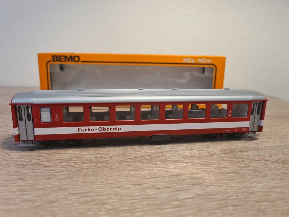 Bemo 3267 Personenwagen 2.Kl Furka Oberalp H0m (Neu und originalverpackt) in St-Aubin-Sauges für ...