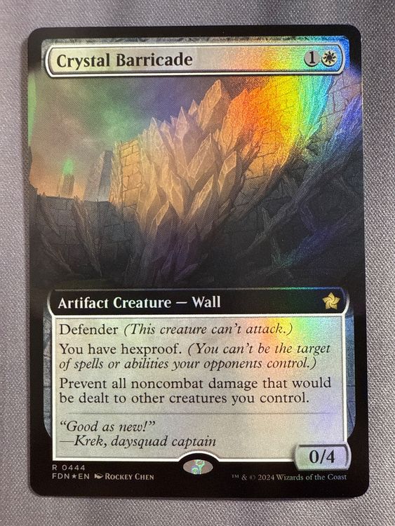 Crystal Barricade FOIL Variant 0444 Foundations | Kaufen auf Ricardo