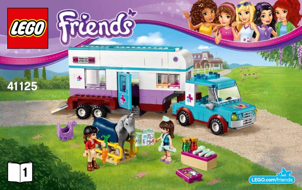 Lego Friends - Pferdeanhänger und Tierärztin (LegoSet 41125) (Gebraucht ...