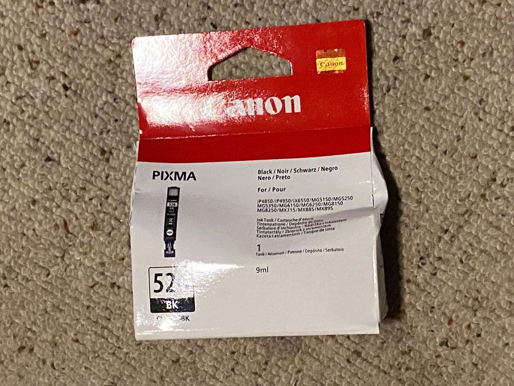 Canon Pixma Druckerpatrone 520 BK - Neu & Original! (Neu und ...