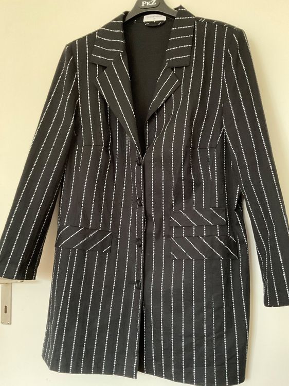 DORIS STREICH Long Blazer Gehrock Gr 48 NEU s/w Elasthan (Neu (gemäss Beschreibung)) in für CHF ...