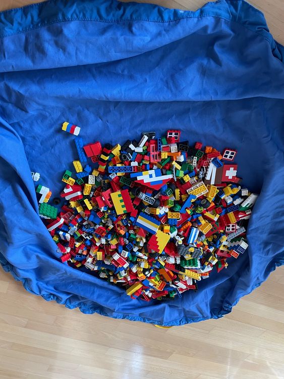 Lego XXL Canister mit Platten und Legosack (Gebraucht) in Küsnacht ZH ...