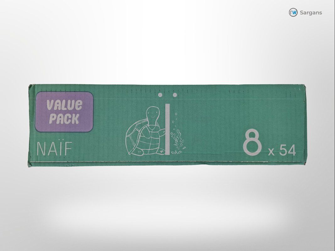 NAIF Plastic-Free Wipes Value Pack 8 mal 54 (Neu (gemäss Beschreibung ...