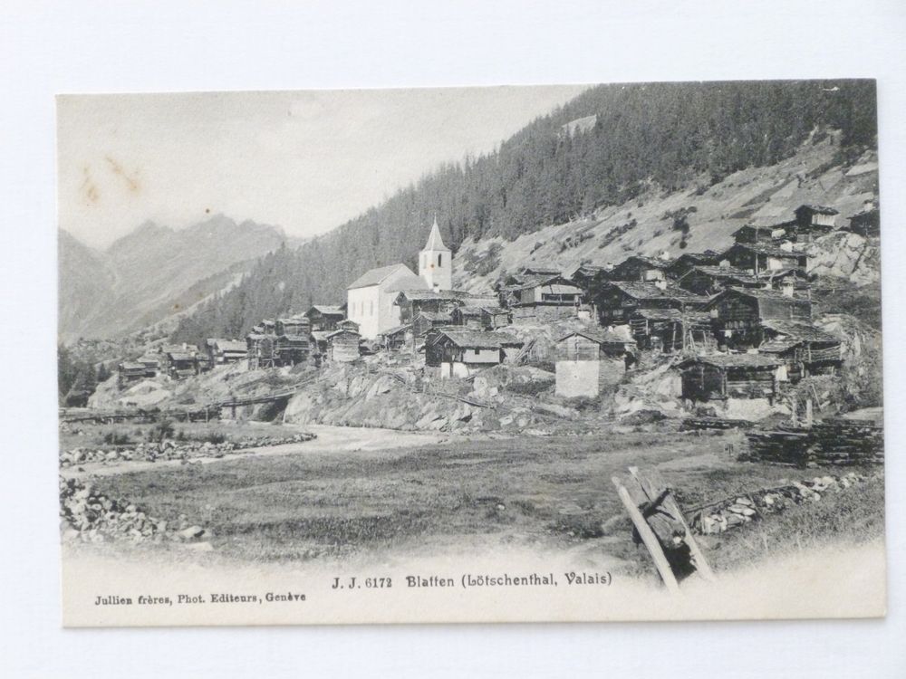 BLATTEN - Lötschental - alte AK, ungelaufen (Gebraucht) in Uster für CHF 36 – mit Lieferung auf ...