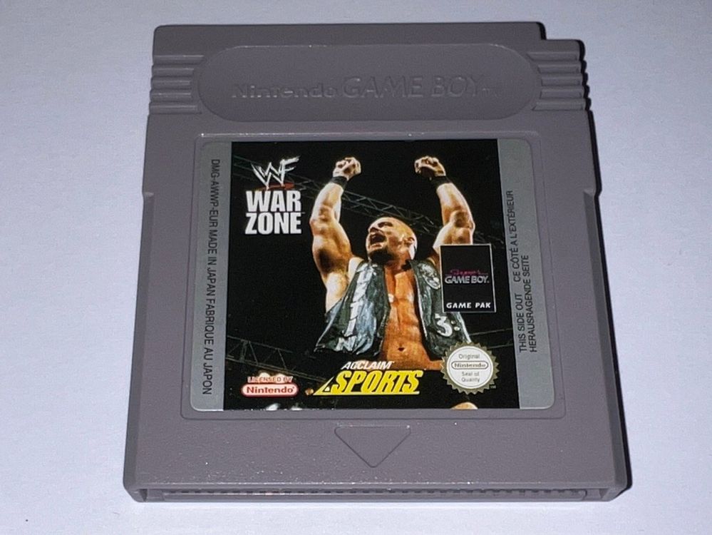 Nintendo Game Boy Classic (GB) Spiel - WWF War Zone (Gebraucht) in ...