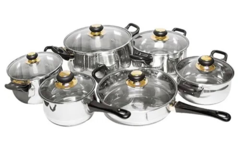 + Einsteiger Kochtopf Set 12-teilig # EDELSTAHL # Topfset (Neu und originalverpackt) in Amriswil ...