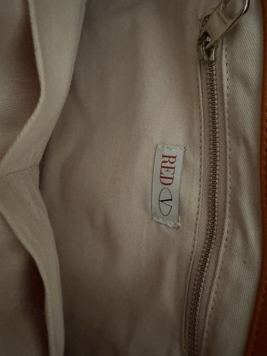 Valentino Garavani RED collection Leather Bow Tote Bag 👜 (Gebraucht) in ...