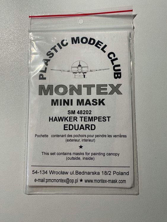 1/48 HAWKER TEMPEST MASK SET FOR EDUARD | Kaufen auf Ricardo