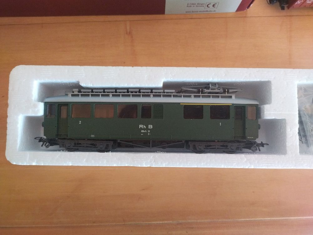Bemo RhB ABe 4/4 31 Berninatriebwagen grün, digitalisiert | Kaufen auf ...