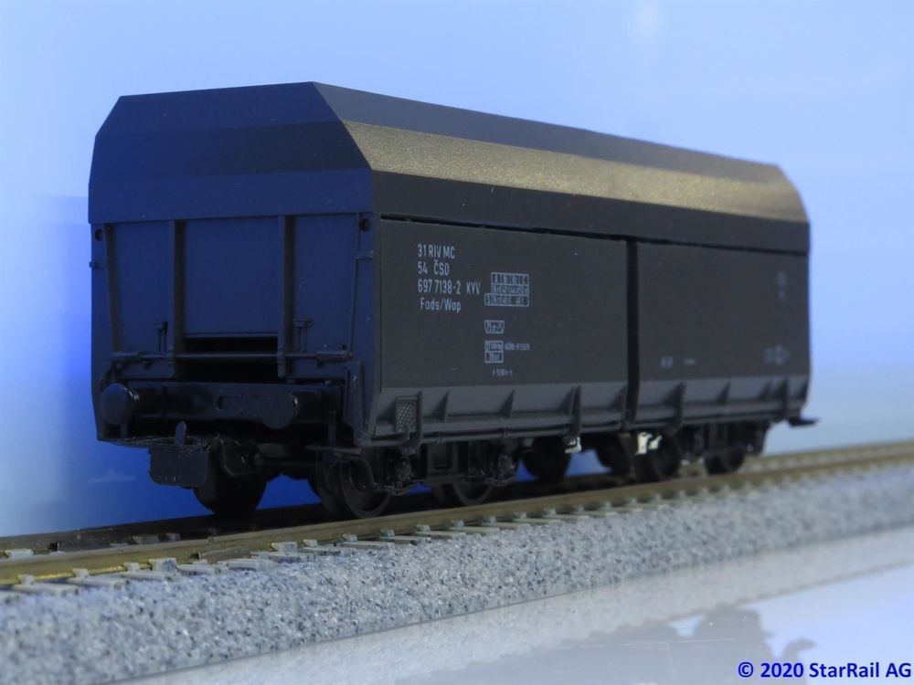 PIKO X001 CSD Selbstentladewagen RIV MC grau (Neu (gemäss Beschreibung ...