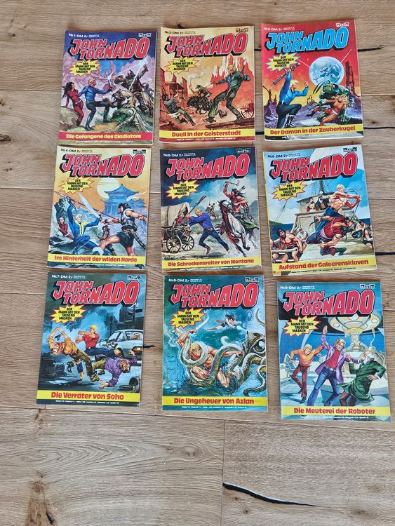 John Tornado 1980/1981 Comics 19 von 20 Exemplaren (Gebraucht) in ...