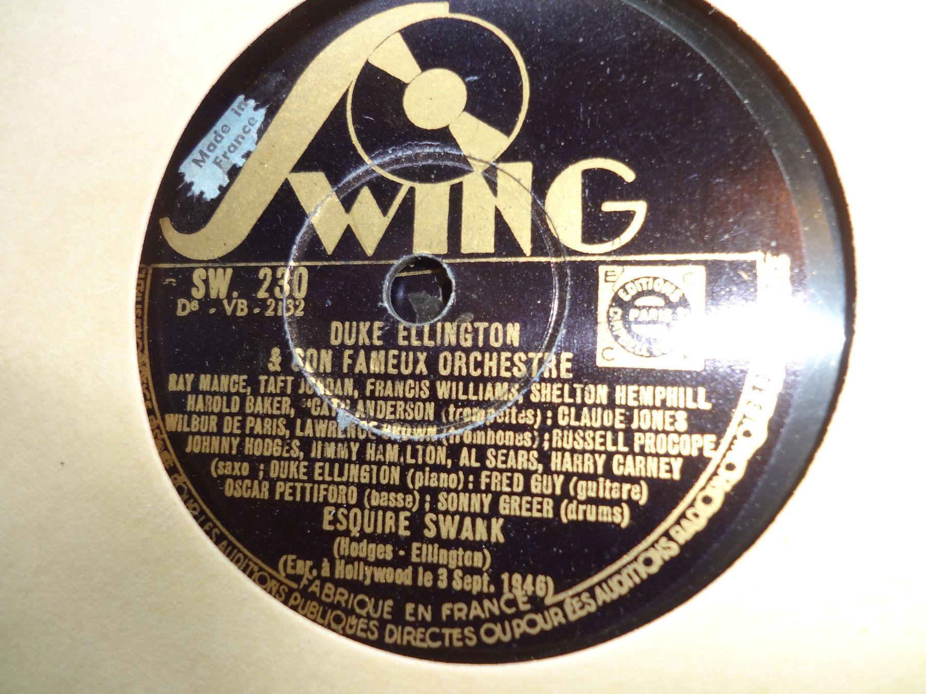 Album mit 12 Schellackplatten des Jazz Label SWING (Gebraucht) in ...