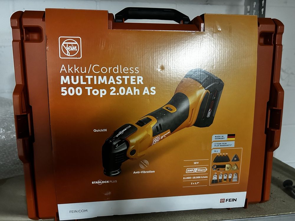 Fein Akku-Multimaster AMM 500 Plus | 18 V | 2.0 Ah (Neu (gemäss ...