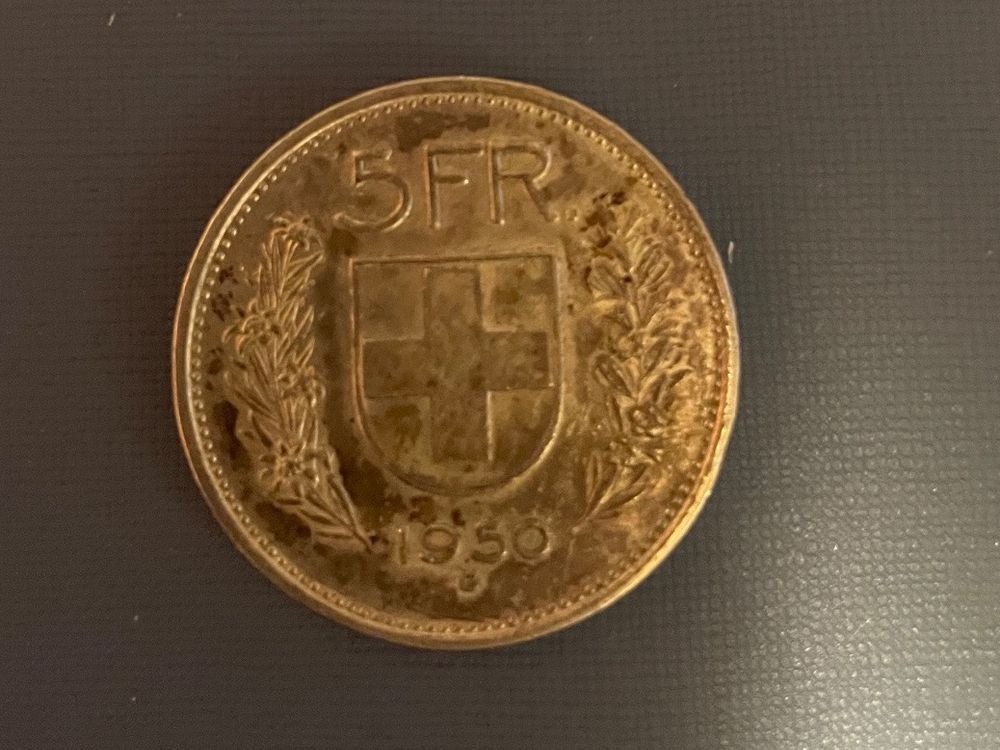 Pièce de 5 CHF de 1950 | Kaufen auf Ricardo
