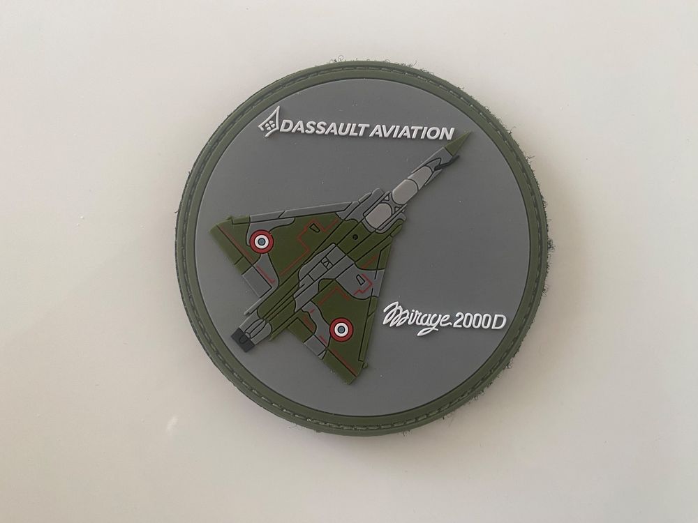 Patch PVC Mirage 2000 D Luftwaffe Frankreich (Neu (gemäss Beschreibung ...