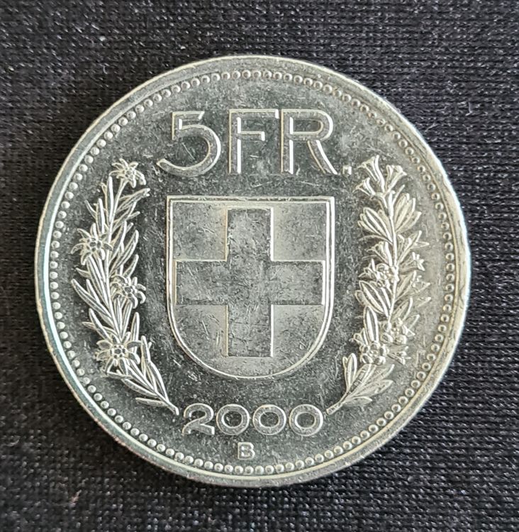 5 Franken 2000 Münze Monnaie Moneta Schweiz Suisse Svizzera | Kaufen auf Ricardo